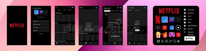 Netflix Interface. Netflix Screen Social Media, Social Network ...