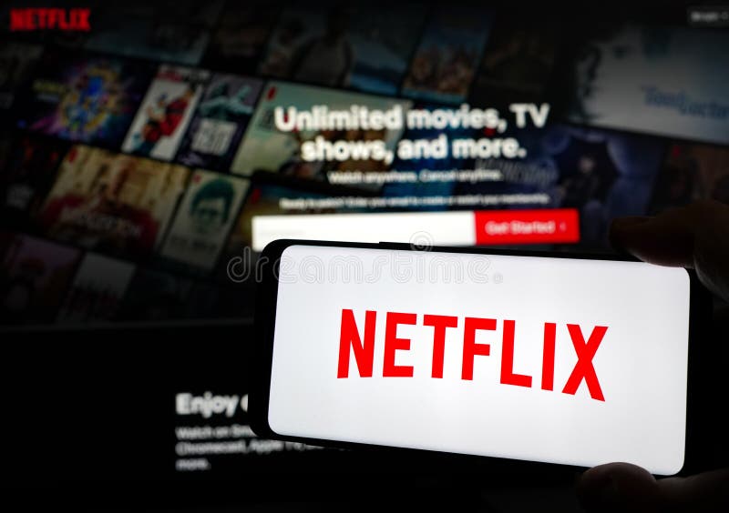 Netflix Subscription Video on-demand Webpage Editorial Image - Image of ...
