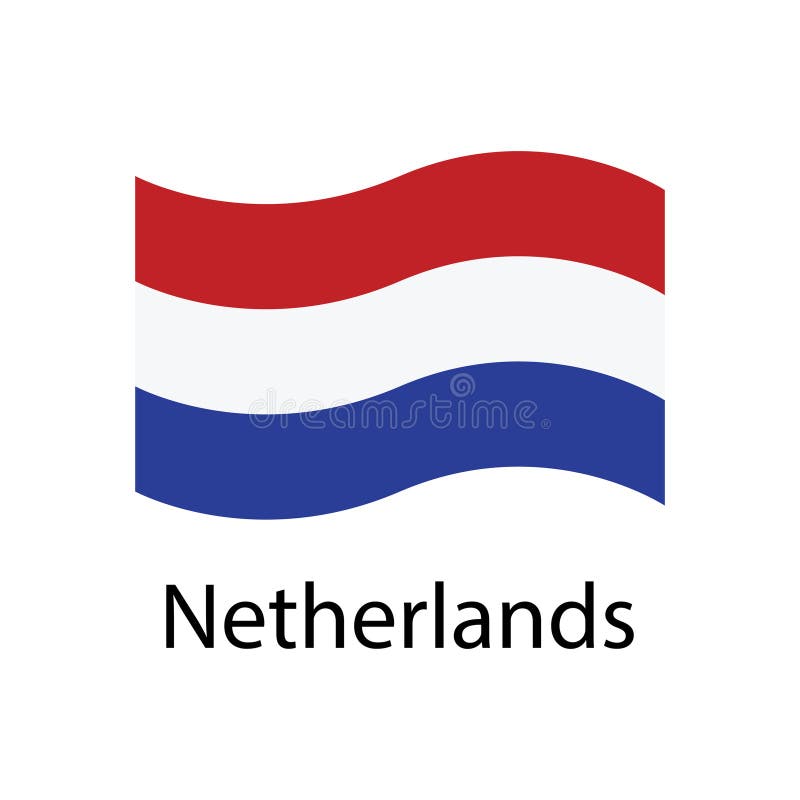 Netherland Flag Icon Vector Stock Vector - Illustration of concept ...