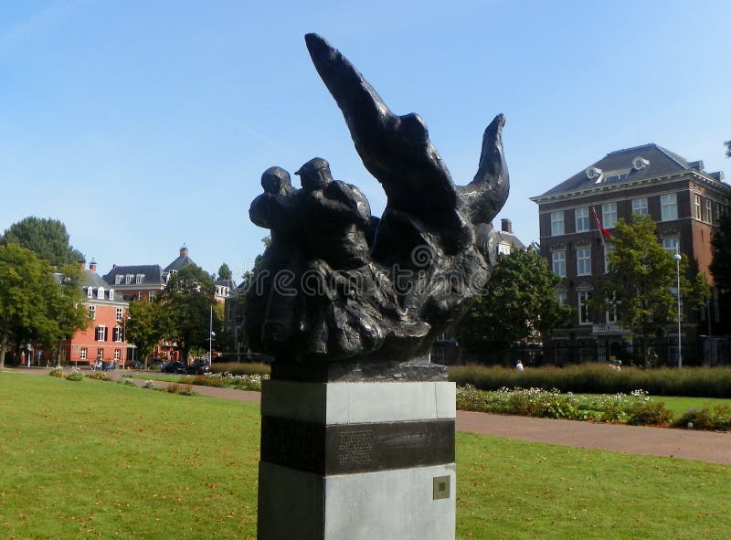 Netherlands, Amsterdam, Museumplein, Gypsy Monument Hell and Fire ...