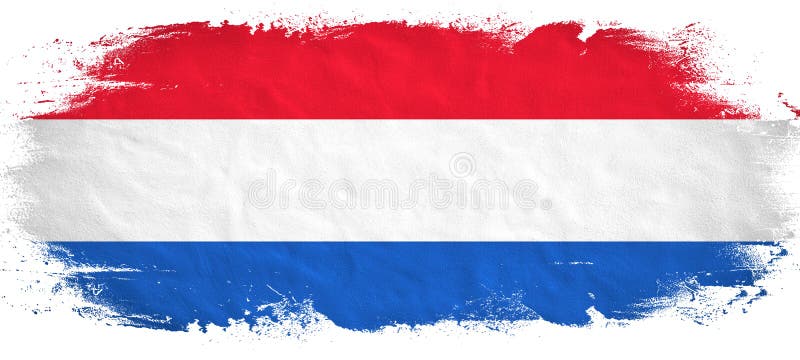 Netherlands Background Pattern Template - Abstract Brushstroke Paint ...
