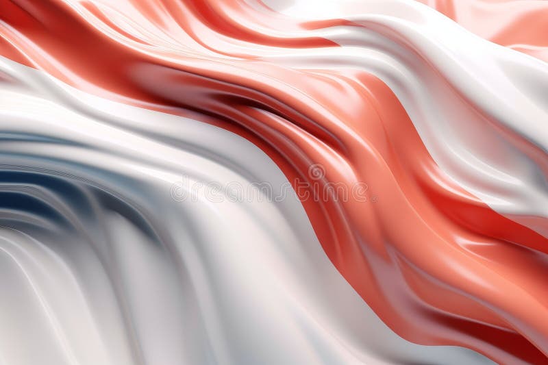 Netherlands Flag in 3D: Contemporary Close-Up with Studio Lighting and ...