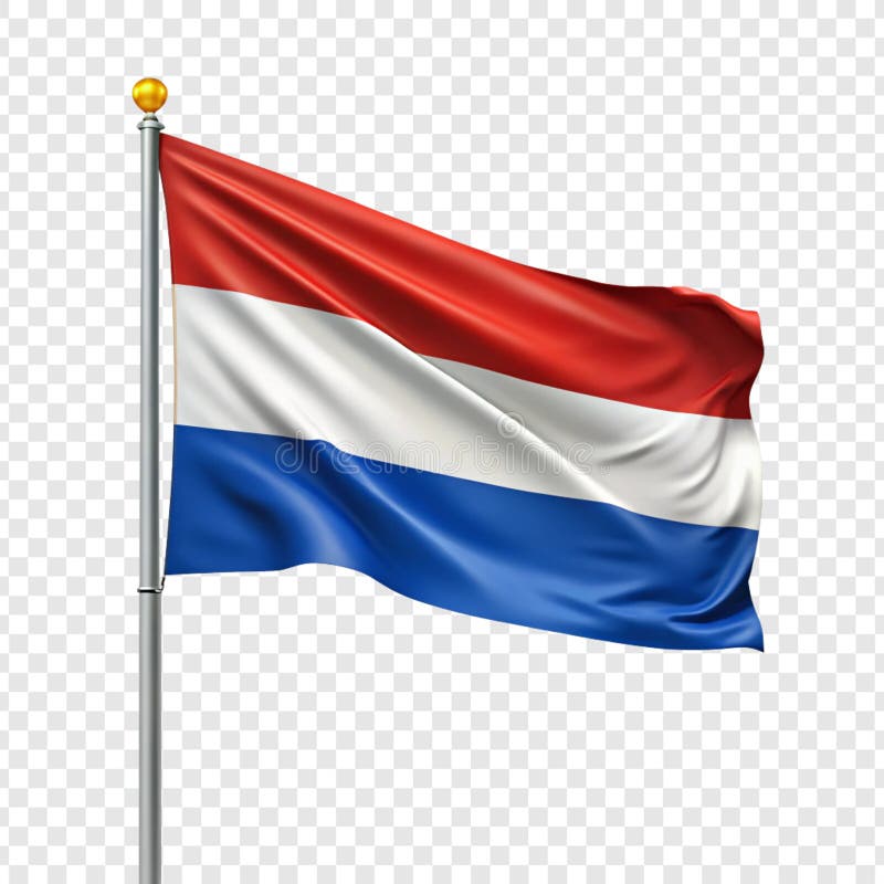 Netherlands Flag Transparent Background Stock Illustration ...