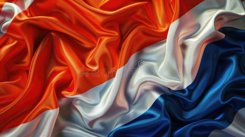 Netherlands Flag Waving stock photo. Image of soft, colors - 366876646