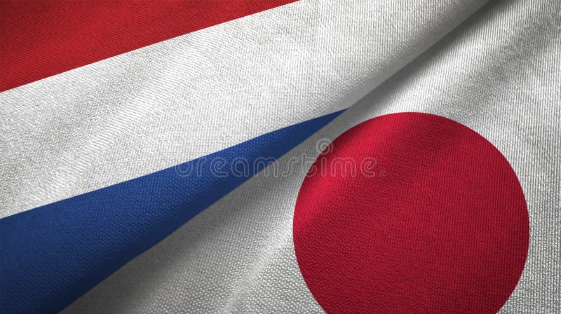 Netherlands and Japan. the Netherlandish and Japanese Flags. Official ...