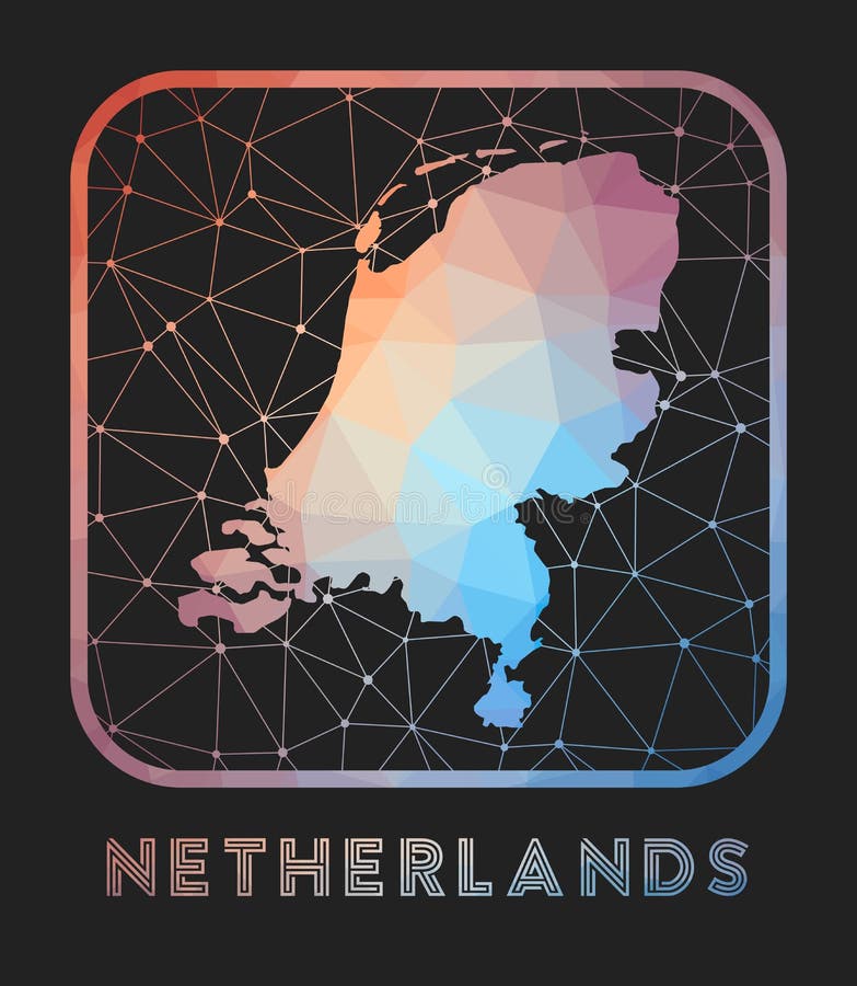 Netherlands map design. stock vector. Illustration of infographic ...