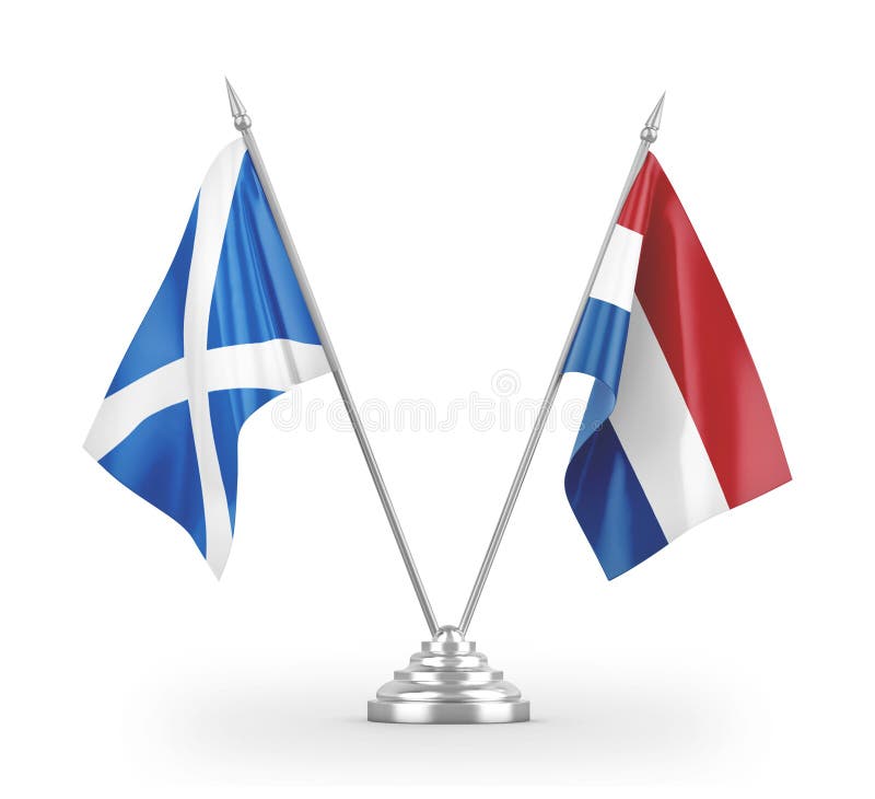 Scotland Vs Netherlands Soccer Match, National Colors, National Flags ...