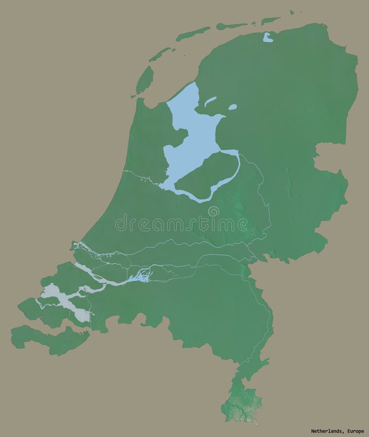 Netherlands Relief Map Stock Illustrations – 297 Netherlands Relief Map ...