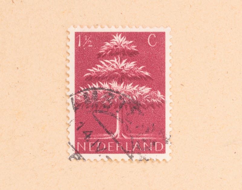 The NETHERLANDS 1950: a Stamp Printed in the Netherlands Shows the ...