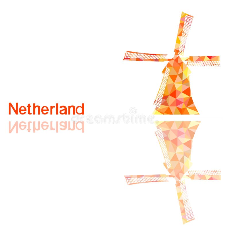 Netherlands symbol stock illustration. Illustration of building - 60597993