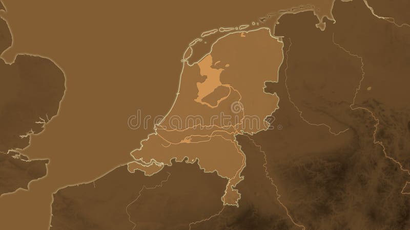 Netherlands - Tint. Composition Stock Illustration - Illustration of ...