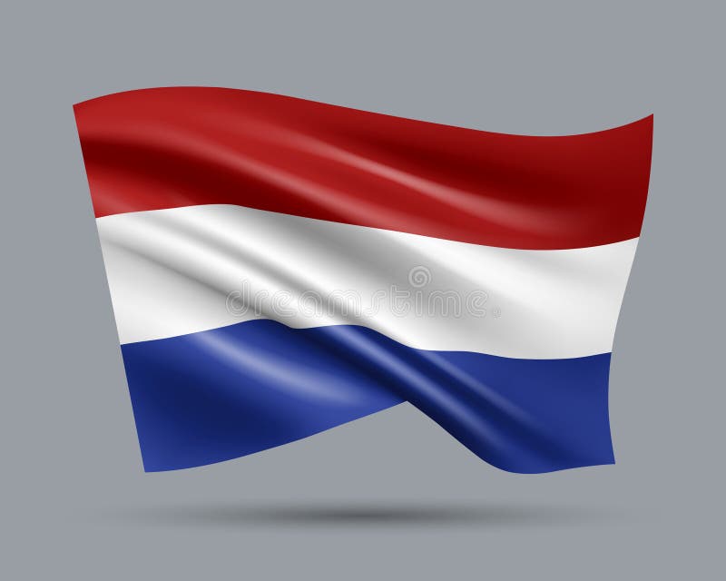 Netherlands vector flag stock vector. Illustration of dutch - 313421931