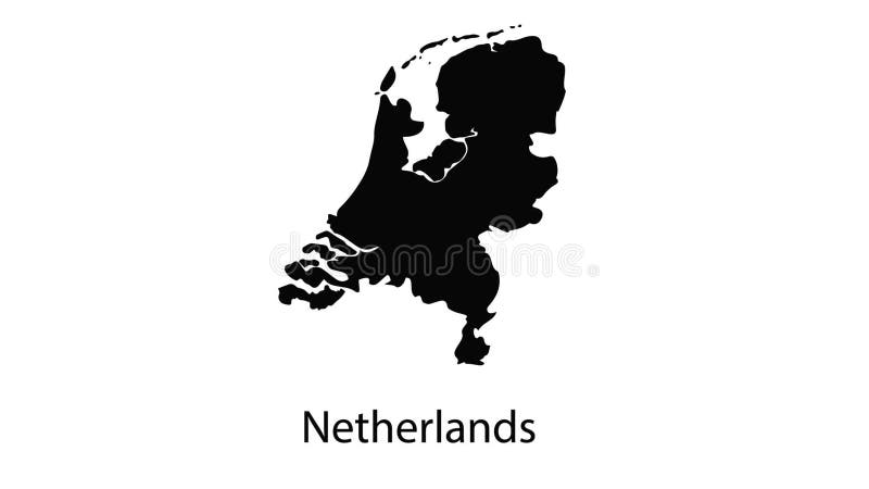Netherlands Vector Map. Globe-like World Map Icon Stock Video - Video ...