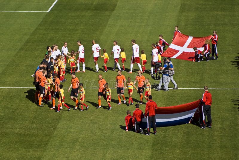 Netherlands Vs Denmark - FIFA WC Editorial Photography - Image of ...