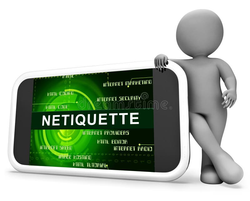 Netiquette Stock Illustrations – 191 Netiquette Stock Illustrations ...