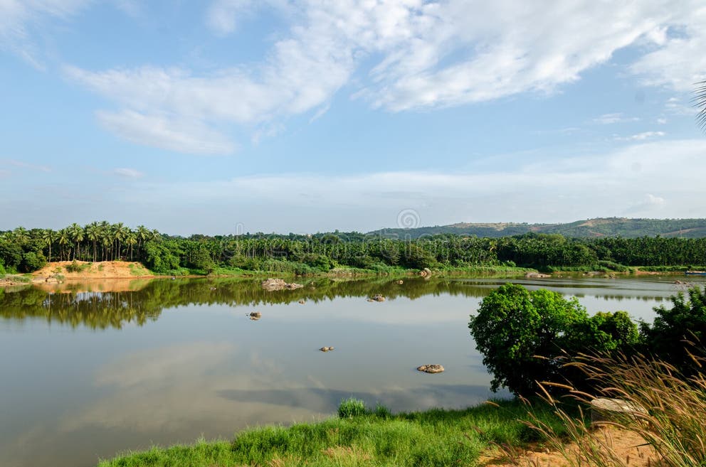 Netravati River at Thumbe in Mangalore, India Stock Image - Image of ...
