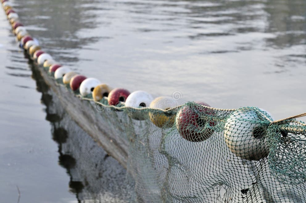 The Nets and the River Float Stock Image - Image of border, network ...