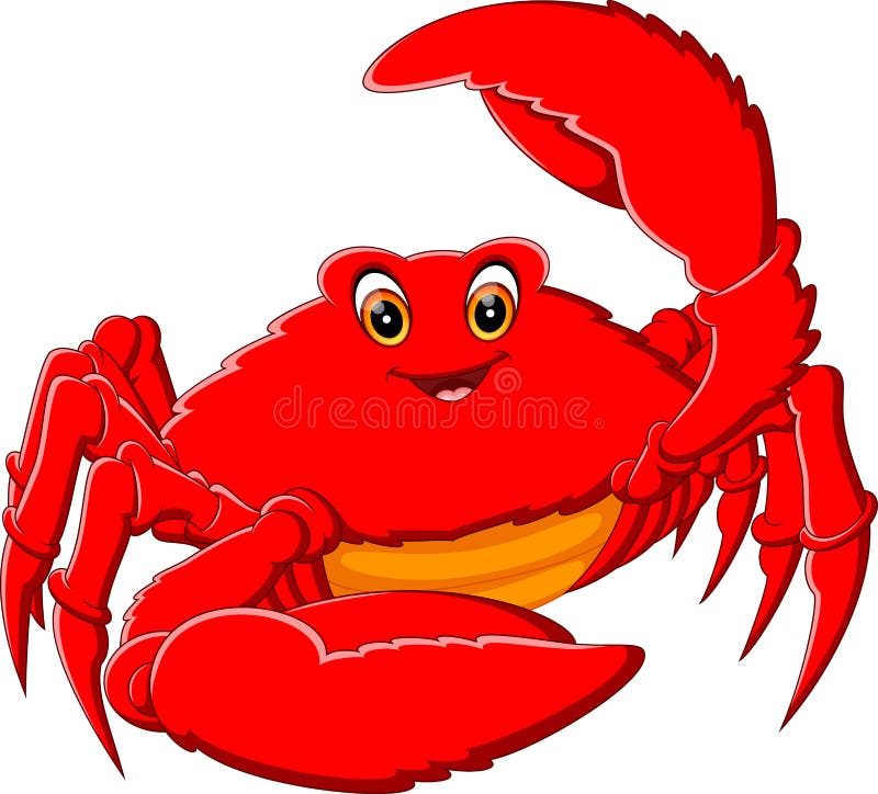 Nette Krabbe vektor abbildung. Illustration von auslegung - 70085859