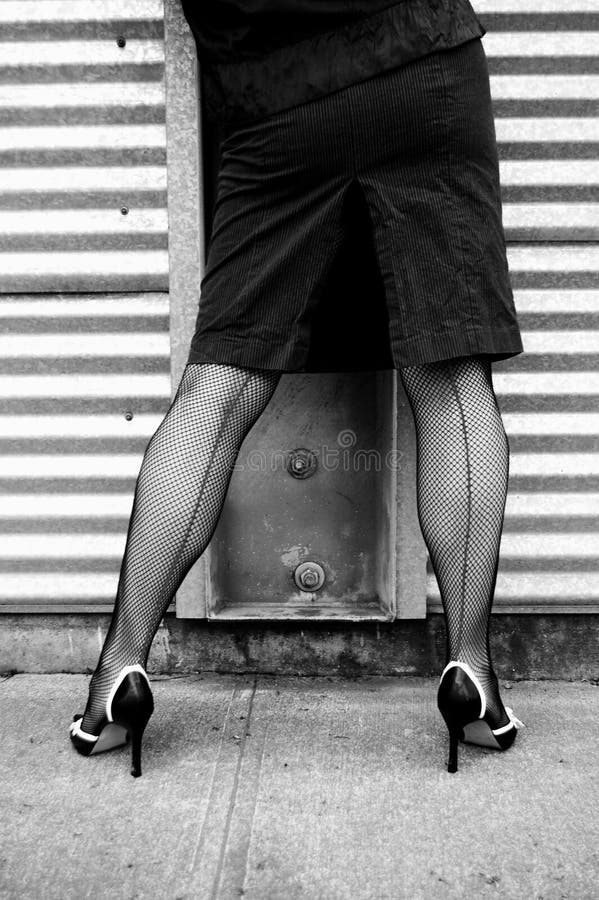 Netted Legs With Stripe Picture. Image: 3301078