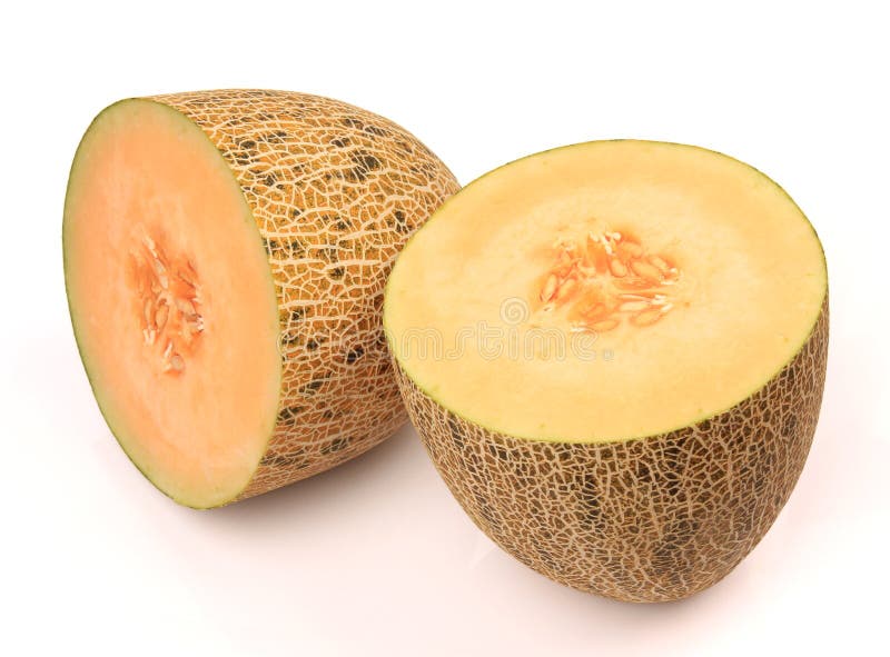 Netted Melon Skin Close Up Background. Stock Photo - Image of food ...