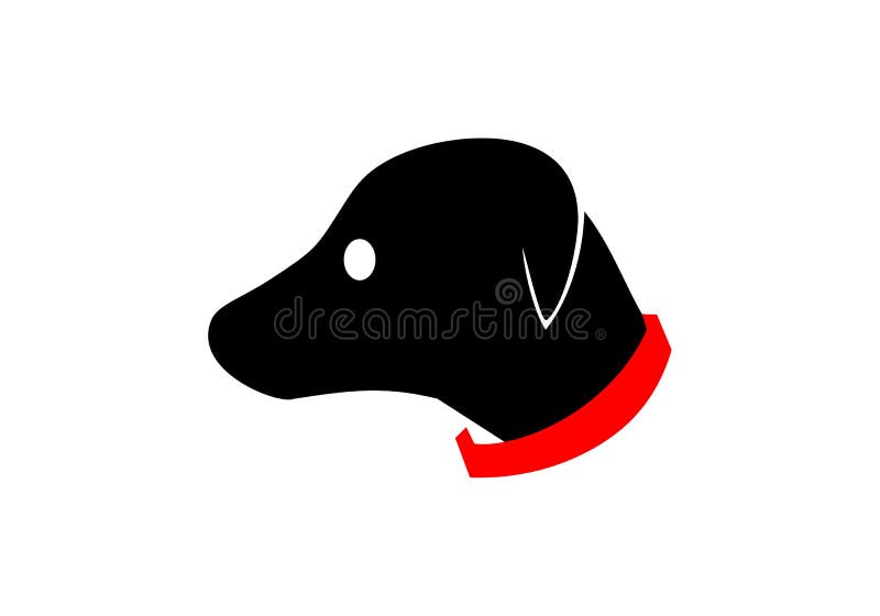 Netter Hund Logo Vector stock abbildung. Illustration von entzückend ...