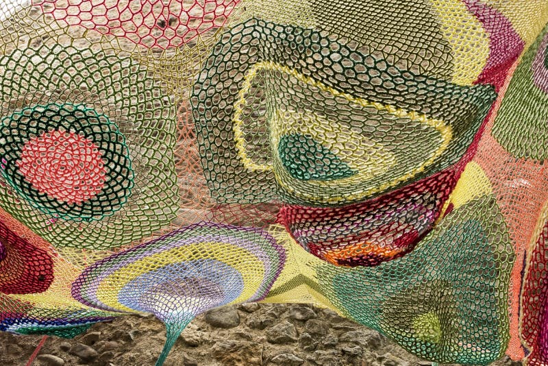 Netting of colors. stock image. Image of hanging, networks - 117283361