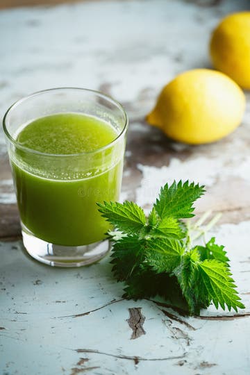 Nettle and Lemon Juice stock photo. Image of common, fresh - 53271398