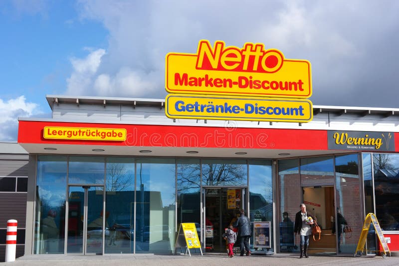 Netto-Marken-Rabattsupermarkt Redaktionelles Bild - Bild von konzept ...