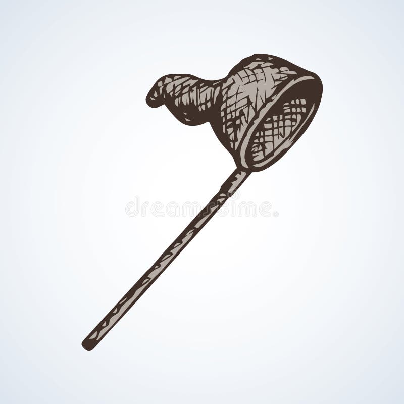 Netto Vlinder Vector Tekening Vector Illustratie - Illustration of ...