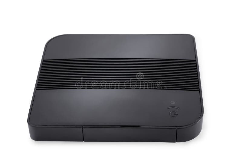 Black Desktop Computer Case Side View Isolated with Clipping Path Stock ...
