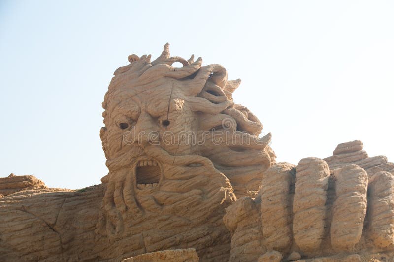 Netuno - deus dos oceanos foto editorial. Imagem de praia - 10556521