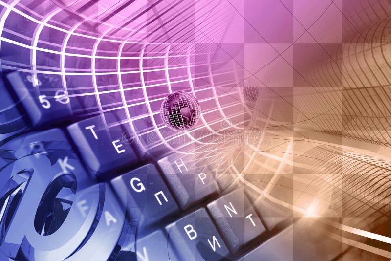 Netwerk stock foto. Image of toetsenbord, globaal, collage - 117936950