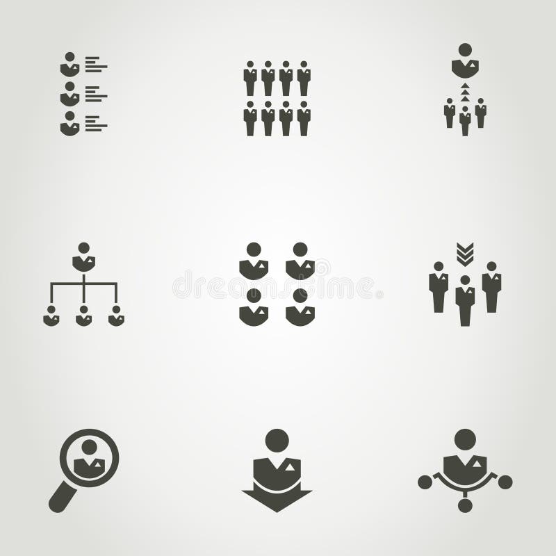 Netwerk een pictogram vector illustratie. Illustration of silhouet ...