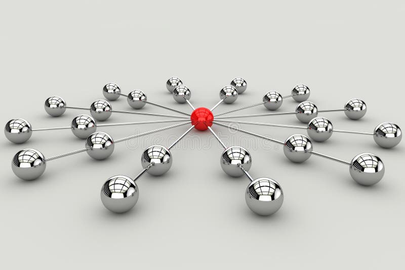 Netwok Connection Communication Concept Stock Illustration ...