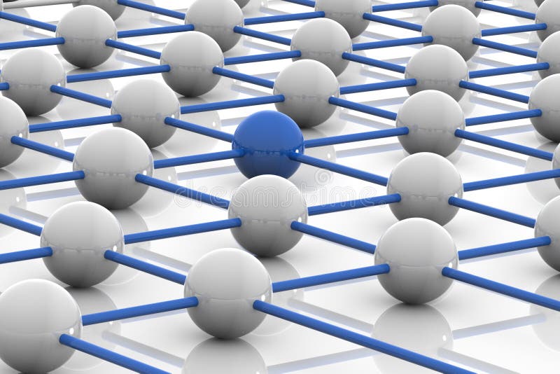 Complex network stock illustration. Illustration of mail - 4643407