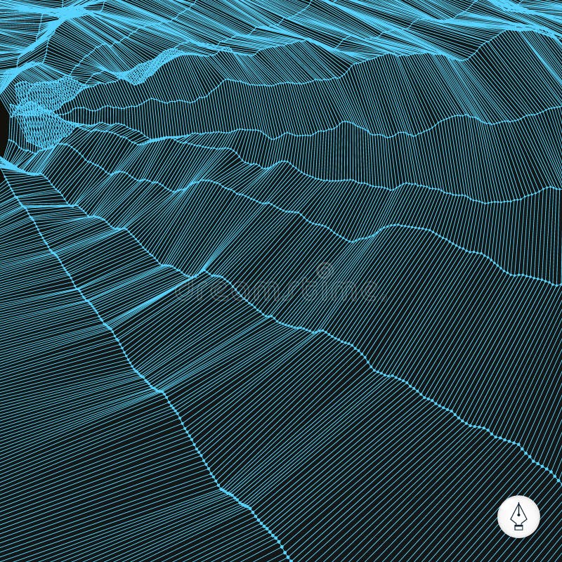 Network Abstract Background. 3d Technology Vector Stock Vector ...