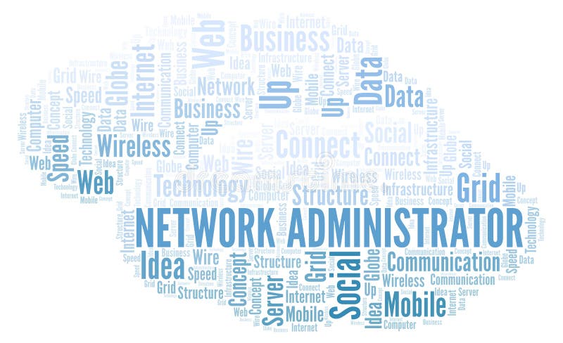 Network administrator stock illustration. Illustration of internet ...