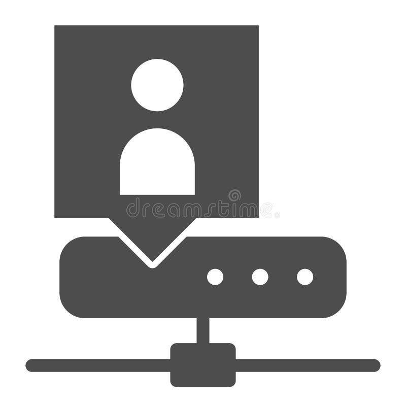 Red Admin Sign on Pc Laptop Vector Illustration. Stock Vector ...