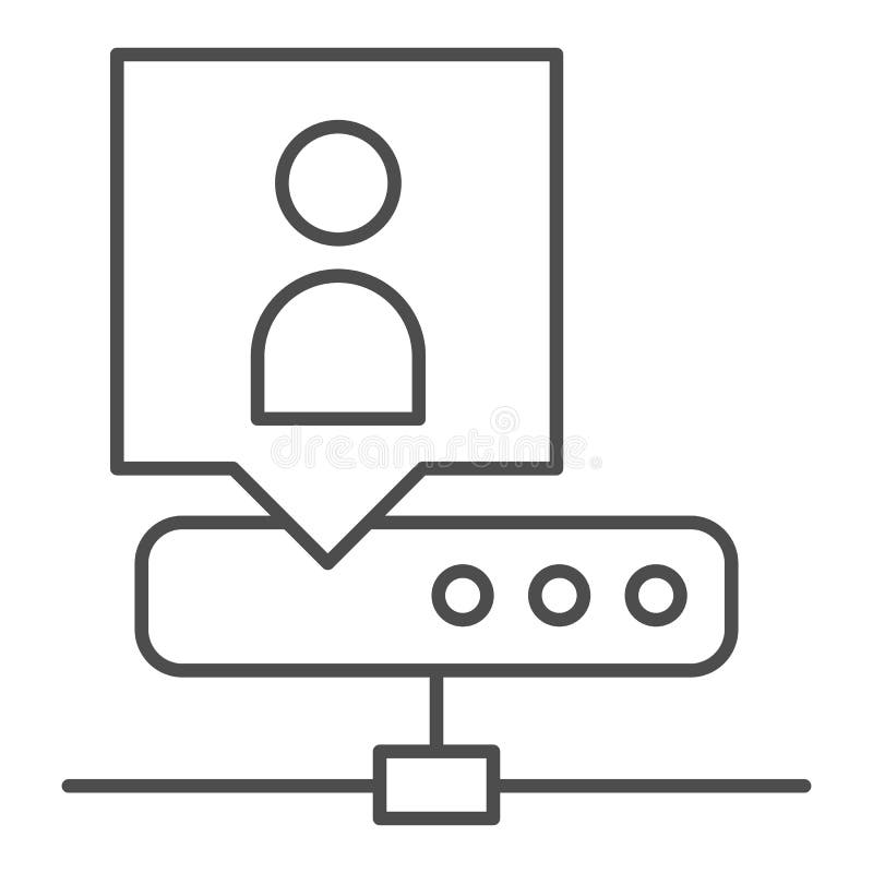 Red Admin Sign on Pc Laptop Vector Illustration. Stock Vector ...