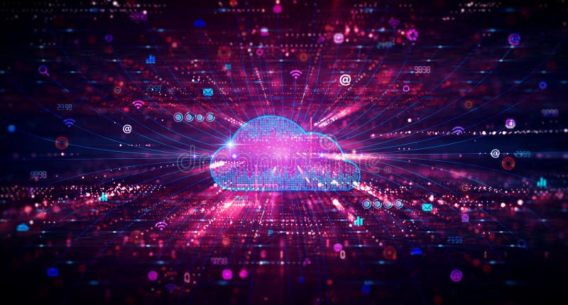 Network As a Service - NaaS - Conceptual Illustration Stock ...