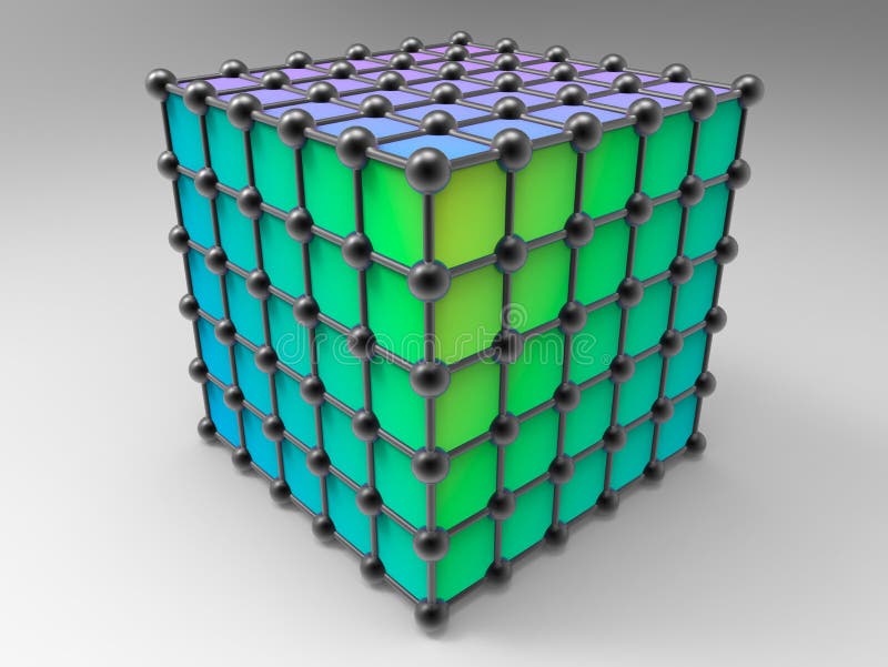 Network of atoms stock illustration. Illustration of chemistry - 83302247