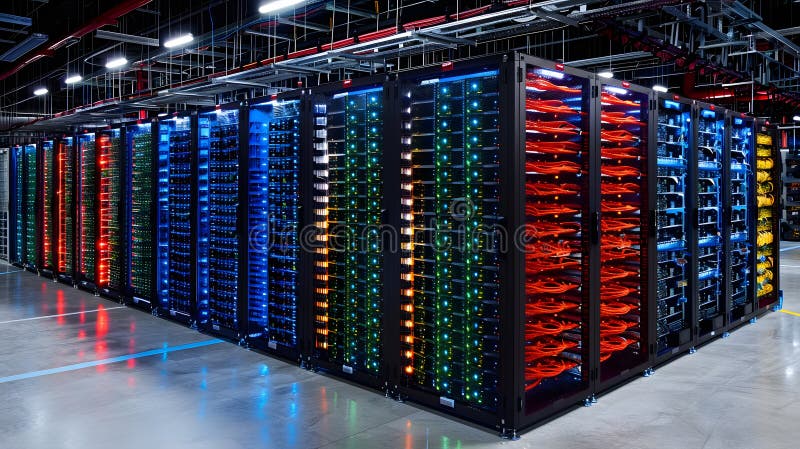 Network, Big Data, Data Center, Server, Internet Stock Photo - Image of ...