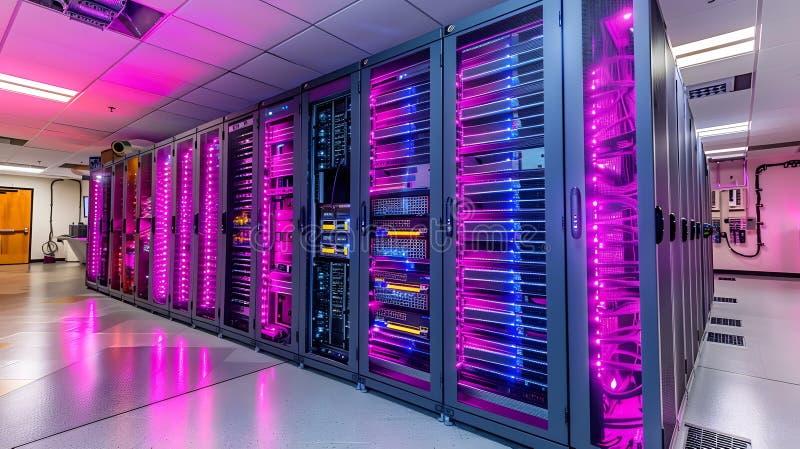 Network, Big Data, Data Center, Server, Internet Stock Image - Image of ...