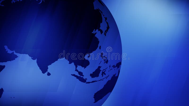Network of Blue Rectangles Global Template for Headline News and ...