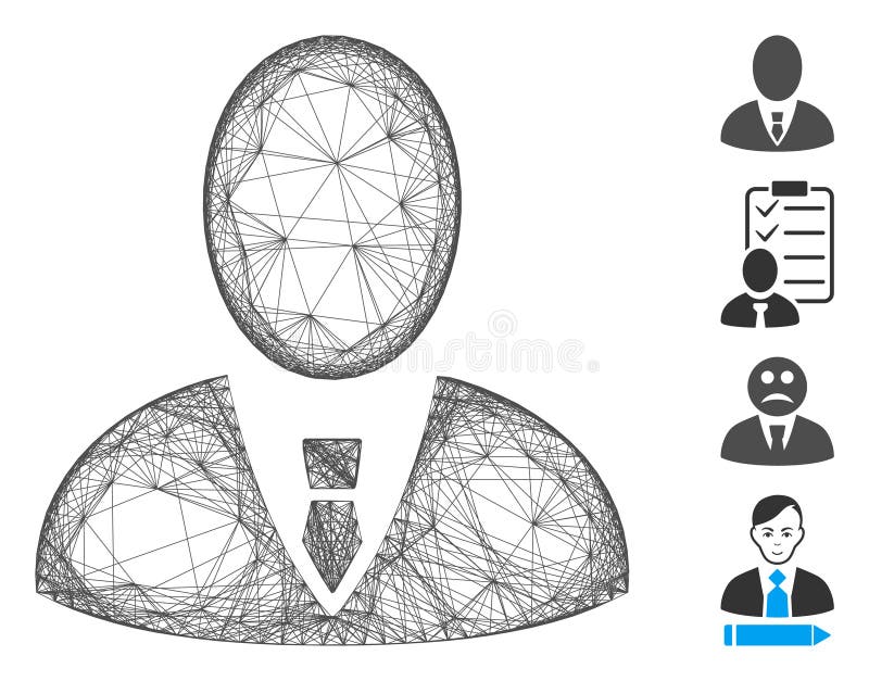 Network Boss Vector Mesh stock vector. Illustration of geometric ...