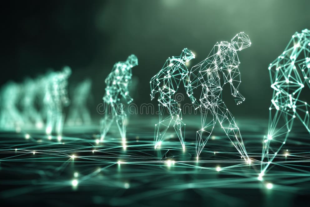 Network of Bots Illuminates Digital Terrain through Synchronized ...