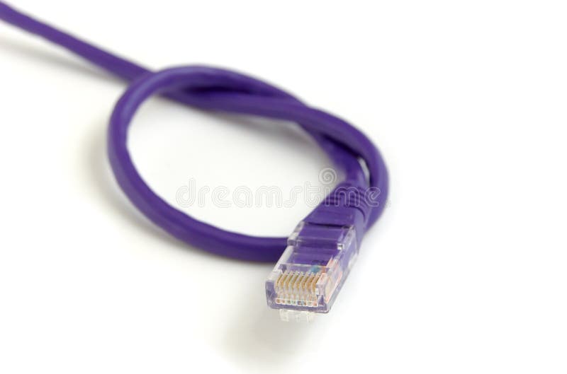 Red computer network cable stock photo. Image of colored - 9121874