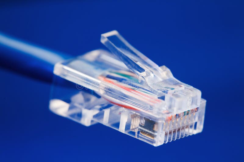 Network cable stock image. Image of cable, connector, ethernet - 5246385