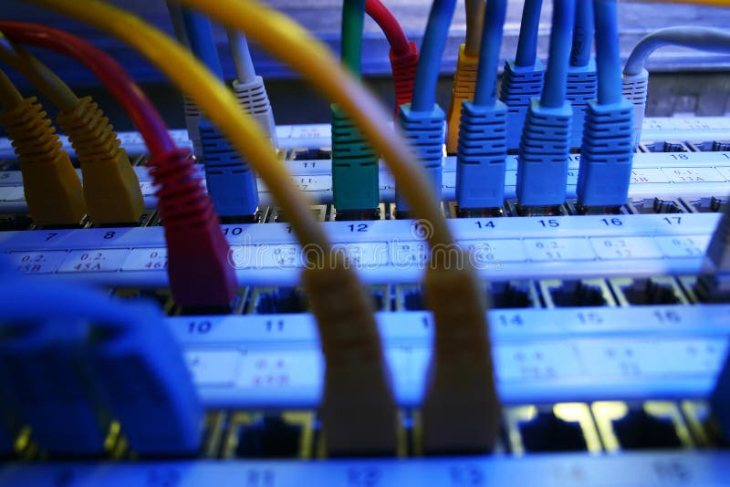 Network cable stock image. Image of blue, technology, internet - 580837