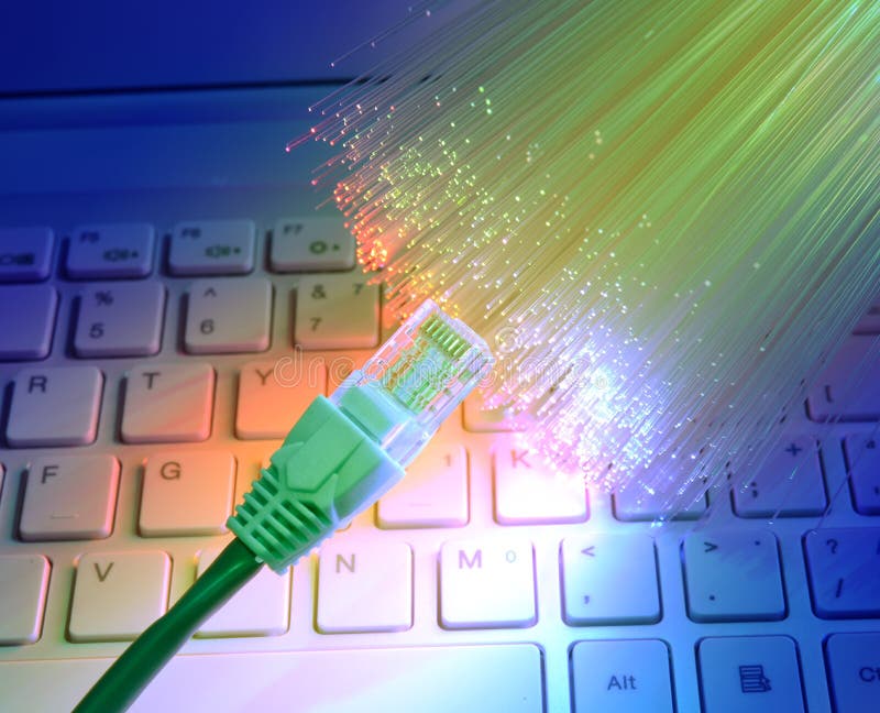 Network rj45 plugin stock image. Image of close, communication - 614755